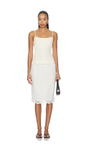 Rue Sophie Coria Top In Ivory