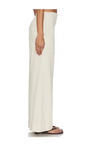 Free People Breezy Denim Pull On Jean In Beige