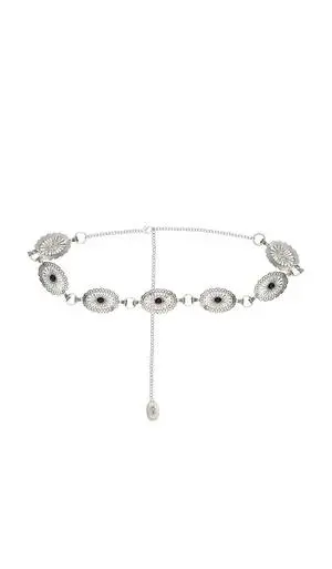 LOVERS AND FRIENDS Ren Belt In Metallic - Silver