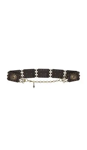 Ba&sh Belt Betsy In Metallic Neutral