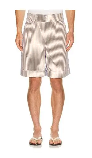 KROST Striped Short In Brown