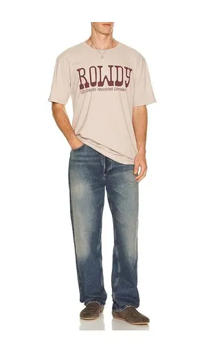 SENDERO PROVISIONS CO. Rowdy Tee In Brown