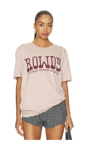 SENDERO PROVISIONS CO. Rowdy Tee In Brown