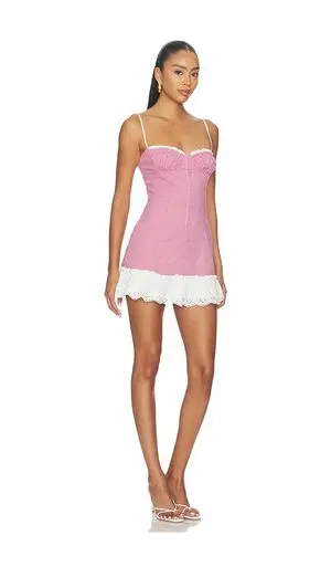 MORE TO COME Alisha Mini Dress In Red
