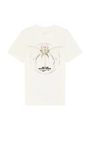 Nike Dri-fit Running T-shirt In Cream