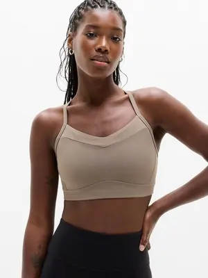 Athleta Vital Sports Bra D-dd - Umber