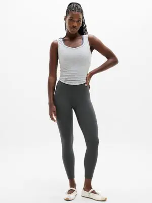 Athleta Transcend No Front Seam 7/8 Legging - Ash