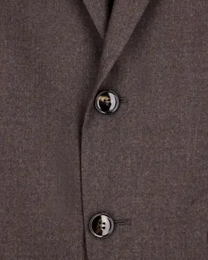 Giorgio Armani Slim-fit Suit Soho In Virgin Wool Flannel With Peak Lapels