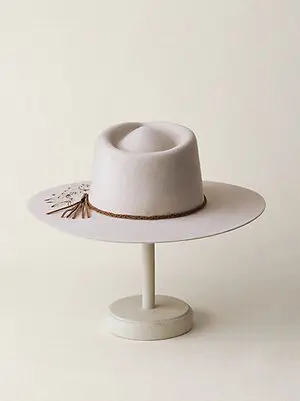 Overland Harmony Yucca Wool Felt Outback Hat - Silver Belly