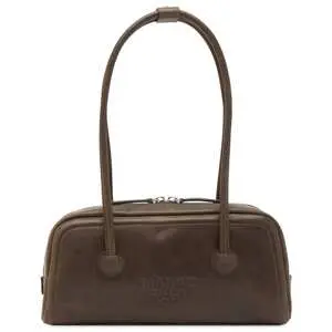 MARGESHERWOOD Soft Boston Ew Bag - Washed Brown Pull-up