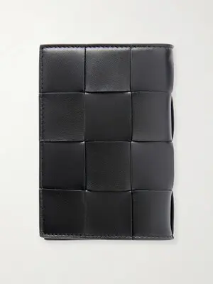 Bottega Veneta Cassette Intrecciato Leather Passport Case