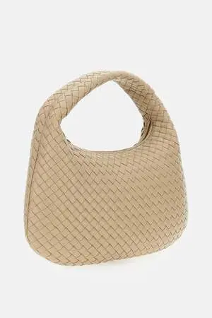 Bottega Veneta Padded Intrecciato Shoulder Bag - Beige