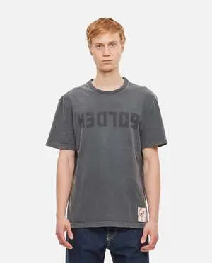 GOLDEN GOOSE T-shirt In Cotone - Grigio