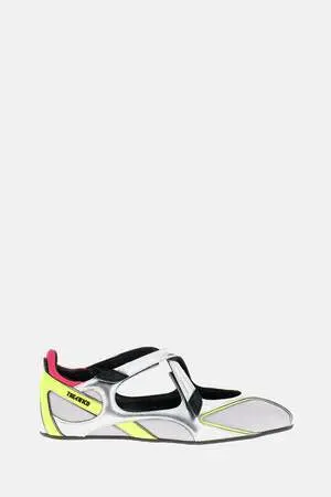 Attico Ballerina Flat "floor 01 - Silver