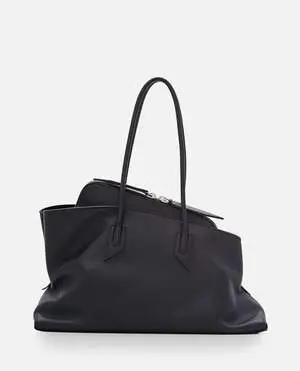 Attico The Attico La Passeggiata Medium Top-Handle Bag Nero