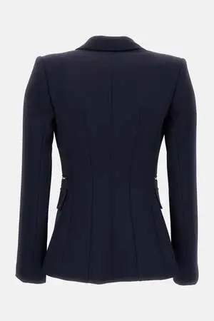 Elisabetta Franchi Single-breasted Blazer With Notched Lapel