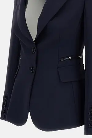 Elisabetta Franchi Single-breasted Blazer With Notched Lapel