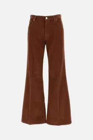 HAIKURE Clara Velvet Trousers - Marrone