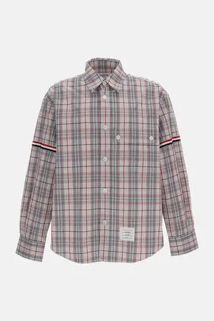 Thom Browne Oversized Plaid Shirt