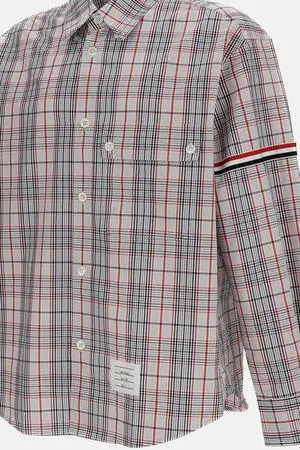 Thom Browne Oversized Plaid Shirt - Multicolor