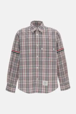 Thom Browne Oversized Plaid Shirt - Multicolor