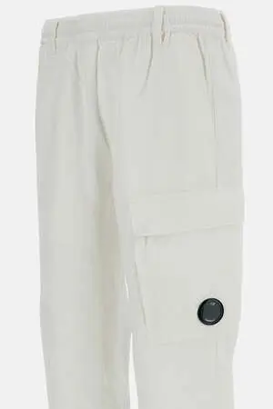 C.P. COMPANY Linen-blend Cargo Pants