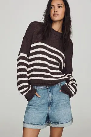 PILCRO Rolled Trouser Shorts