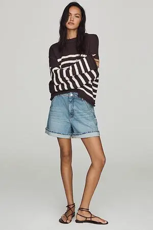 PILCRO Rolled Trouser Shorts