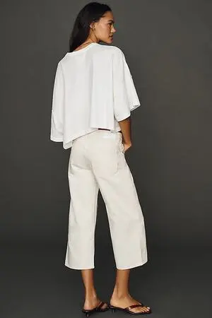 EB DENIM Low-rise Baggy Capri Jeans