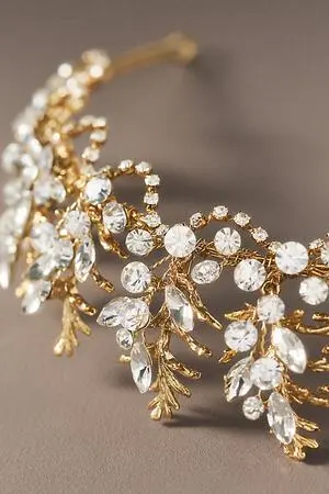 TWIGS & HONEY Charmed Crystal Tiara Crown
