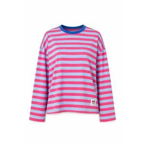 MIND TRAVELER Nuria Sky Blue And Fuchsia T-shirt - Pink