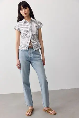 AGOLDE 90s Pinch Waist Straight Leg Jeans - Addition