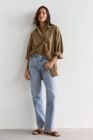 AGOLDE 90s Pinch Waist Straight Leg Jeans - Stage