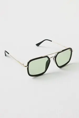 Free People Luna Classic Tinted Aviator Sunglasses - Cannibis