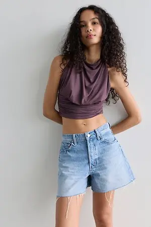 MOTHER Extra Mile Fray Shorts