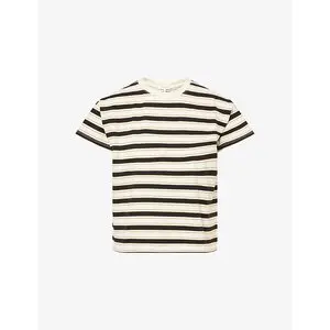 Rag & Bone Kelly Stripe Boxy Cotton T-shirt