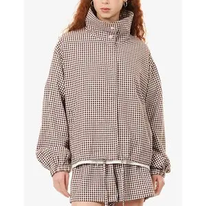 RU & ROCKA Gingham Print Cotton Jacket
