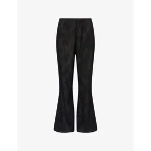 Dissh Lace Woven Flared Trousers