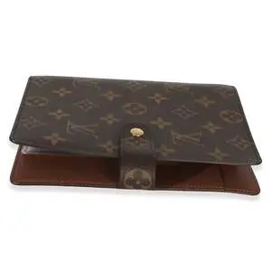 LOUIS VUITTON Monogram Canvas Ring Agenda Cover - Brown