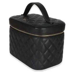 Chanel Quilted Caviar Vanity Pouch