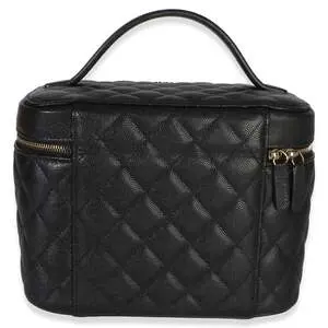 Chanel Quilted Caviar Vanity Pouch