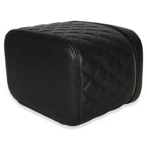 Chanel Quilted Caviar Vanity Pouch