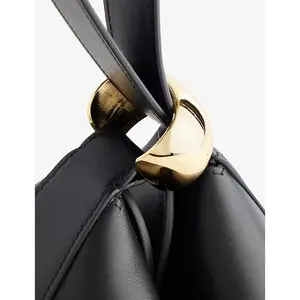 AMANU The Zambia Leather Pouchette - Black