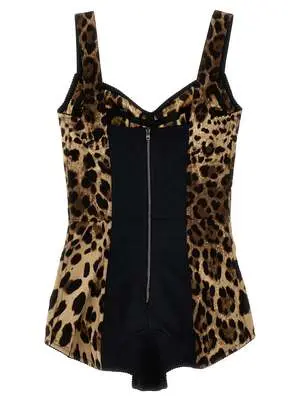 Dolce & Gabbana Leopardo' Bodysuit