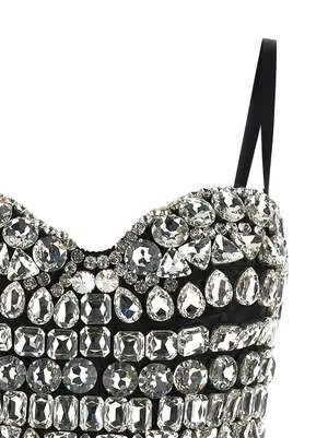 Dolce & Gabbana Crystal Bodysuit