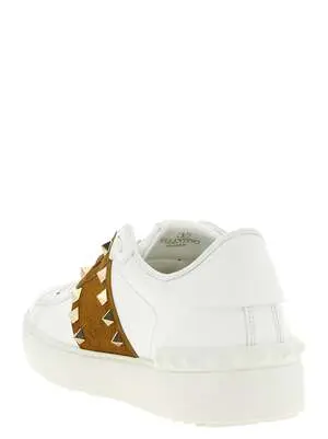 Valentino Garavani Rockstud Untitled Sneakers - Brown