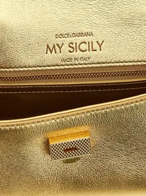 Dolce & Gabbana My Sicily' Mini Handbag - Gold