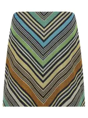 Missoni Geometric Pattern Knit Skirt