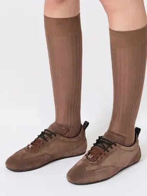 Max Mara Round-toe Low-top Sneakers