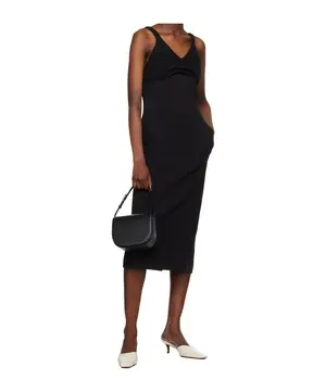 RECTO Chunky Bra Top Patch V-neck Dress